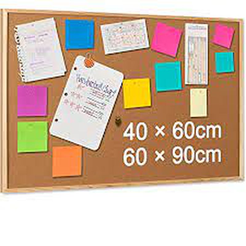 Cek board message 40x60 cm include pin