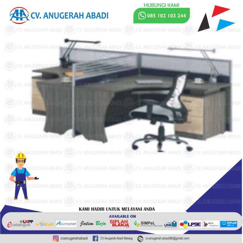 MEJA KERJA PARTISI OUMA DM 18 # -2B