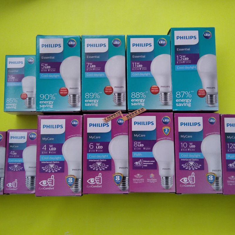 Lampu Philips LED 3 Watt bohlam Philip - 3 Watt hijau