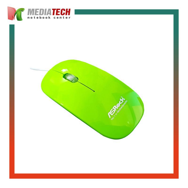 MOUSE USB ASROCK GREEN