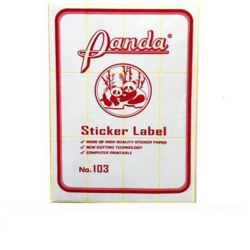 Kertas Label Nama Ukuran 103 Polos
