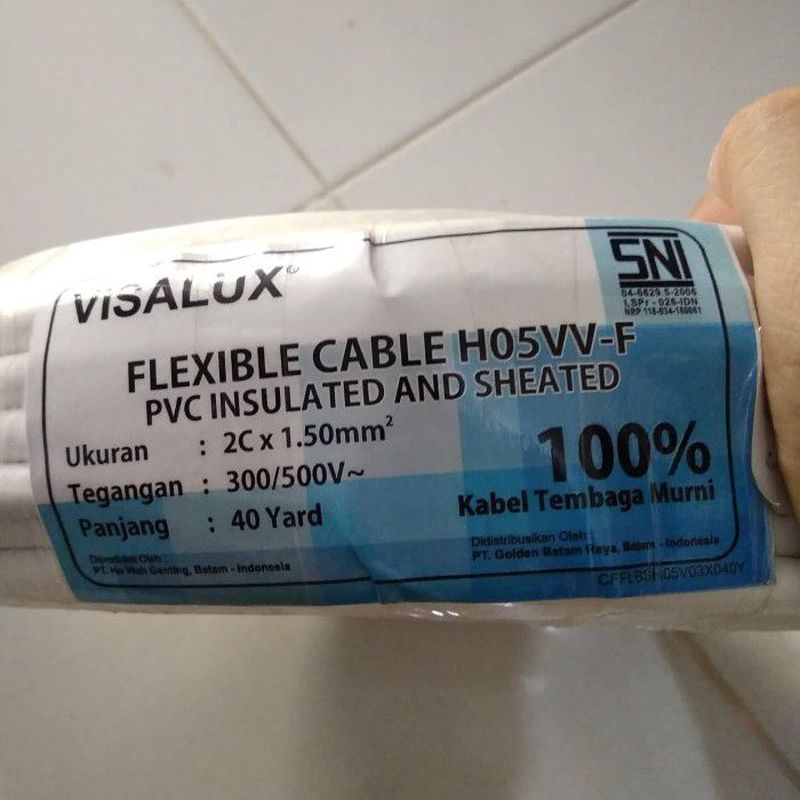Kabel Listrik PVC Visalux