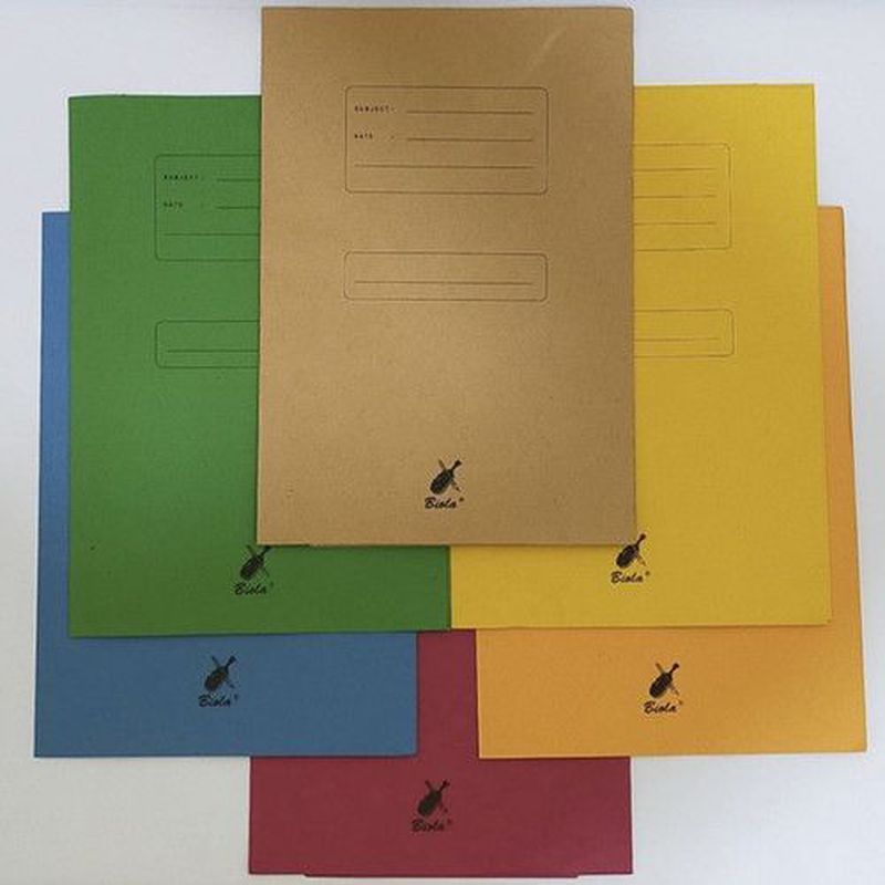 Map kertas ,merk biola 5002 Merah / Hijau / Biru / Kuning - Kuning