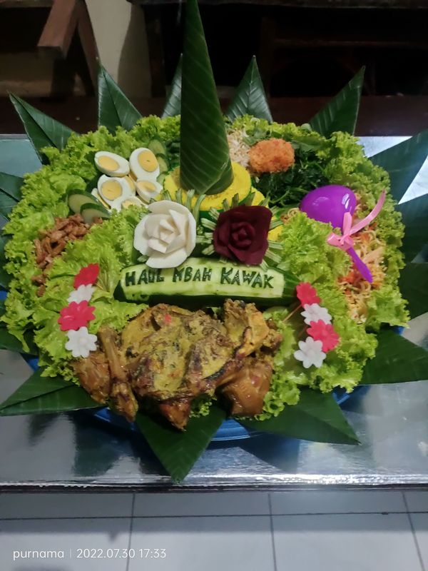 TUMPENG BESAR PAKET B - NASI PUTIH