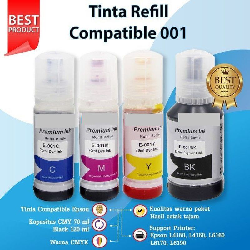 Tinta Botol Epson C13T03Y100 Black Ink Bottle 001