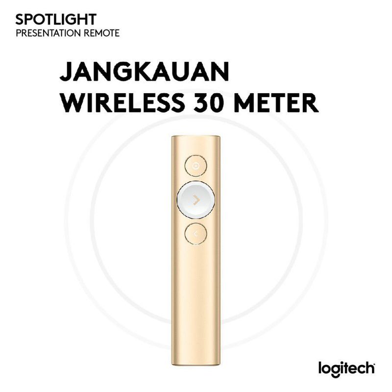 Logitech spotlight pointer presenter wireless bluetooth