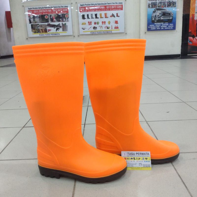 SEPATU BOOTS TINGGI HUNTER SP 2 ORANGE - 43