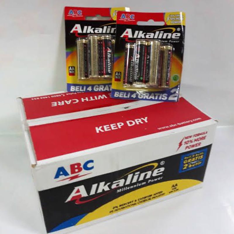 baterai abc alkaline AA