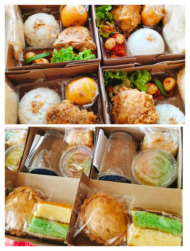 nasi box+ snackbox