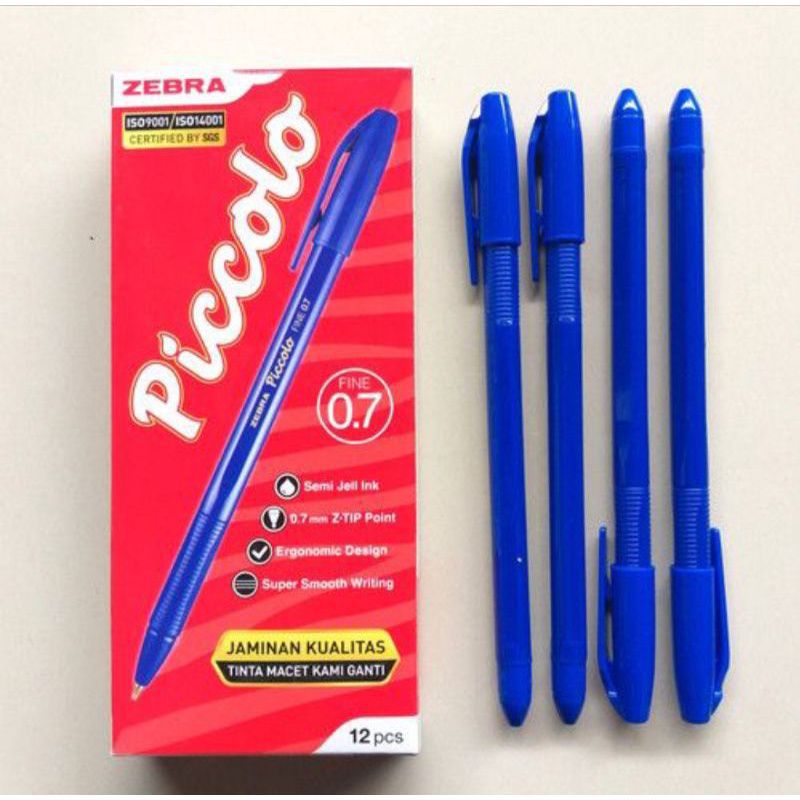 Bolpen Piccolo Biru