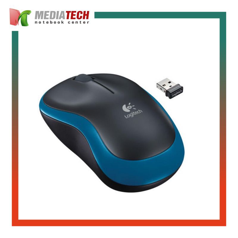 MOUSE WIRELESS LOGITECH M185 BLUE