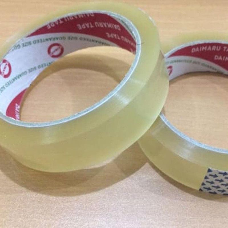 Lakban bening sedang Ukuran 24mm