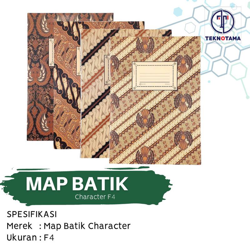 Map Kertas Stopmap Batik Character