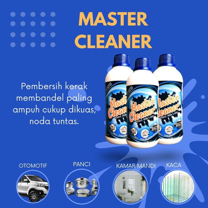 Master Cleaner MC Cairan Pembersih Kerak Bandel