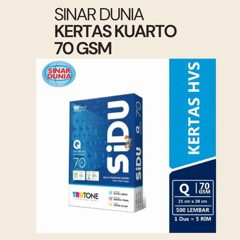 SINAR DUNIA KERTAS KUARTO 75 GSM
