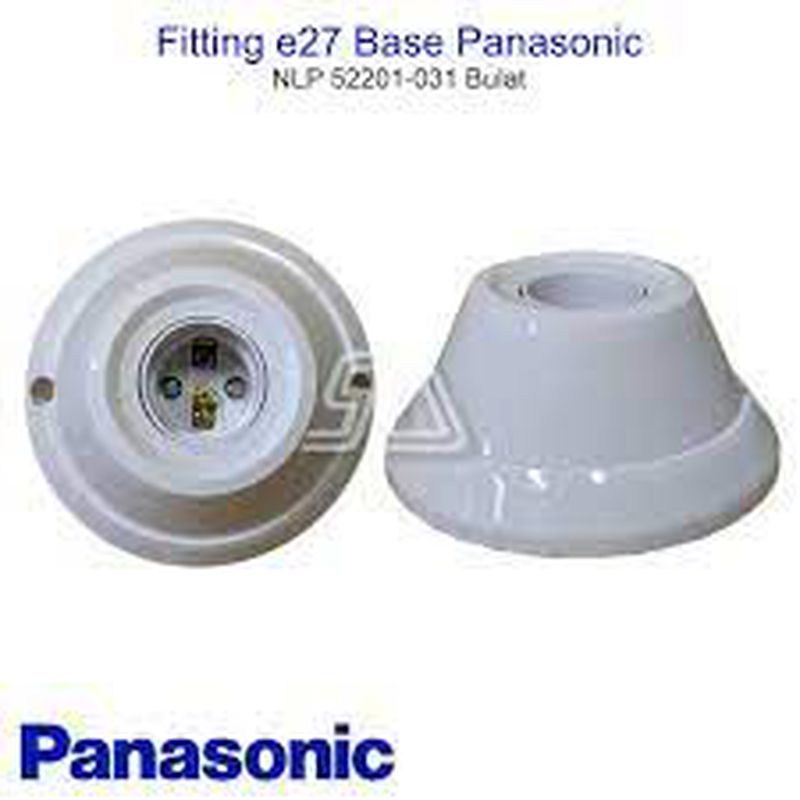 Fitting Plafond + Lampu (Panasonic)