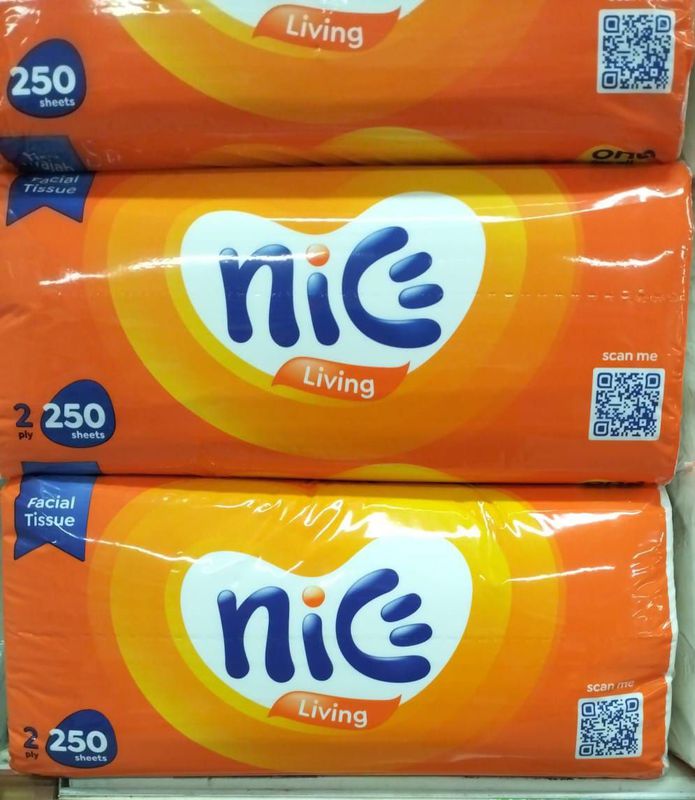 Tisu Nice 250 Sheet (Persegi Panjang)