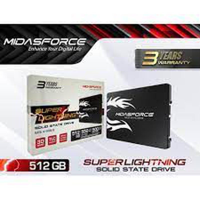 SSD Midasforce 512Gb + Pemasangan