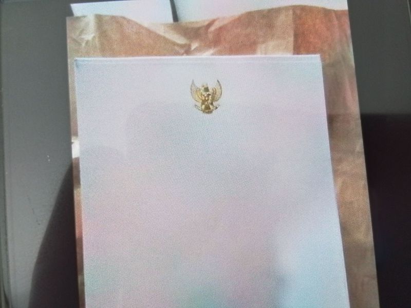 Kertas garuda timbul