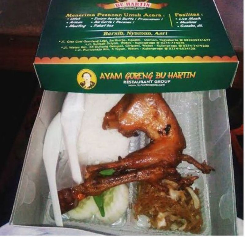 Paket Nasi Box Ayam Kampung
