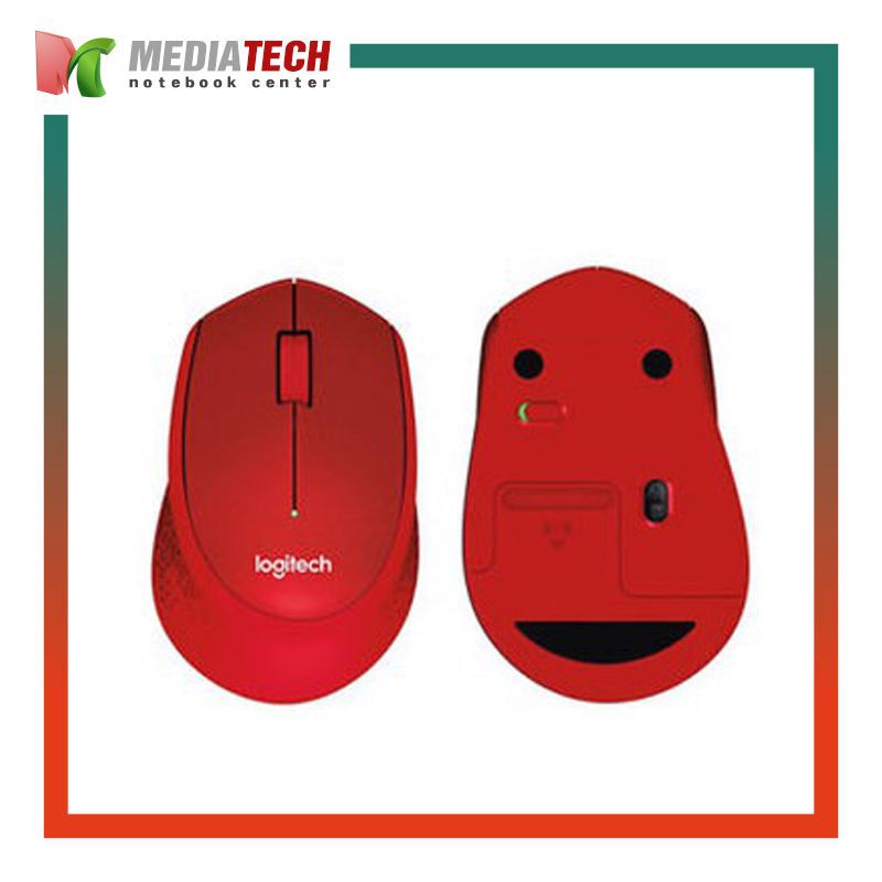 MOUSE WIRELESS LOGITECH M331 SILENT RED