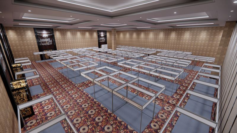 Booth Tipe M Ukuran 2x3 m