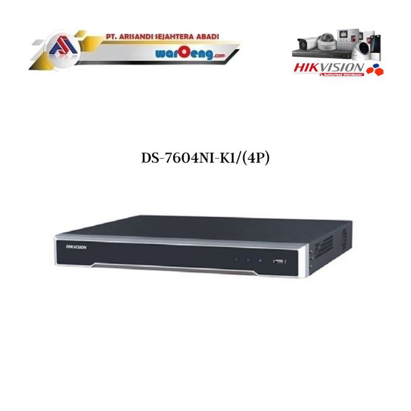 CCTV HIKVISION DS-7604NI-K1/4P
