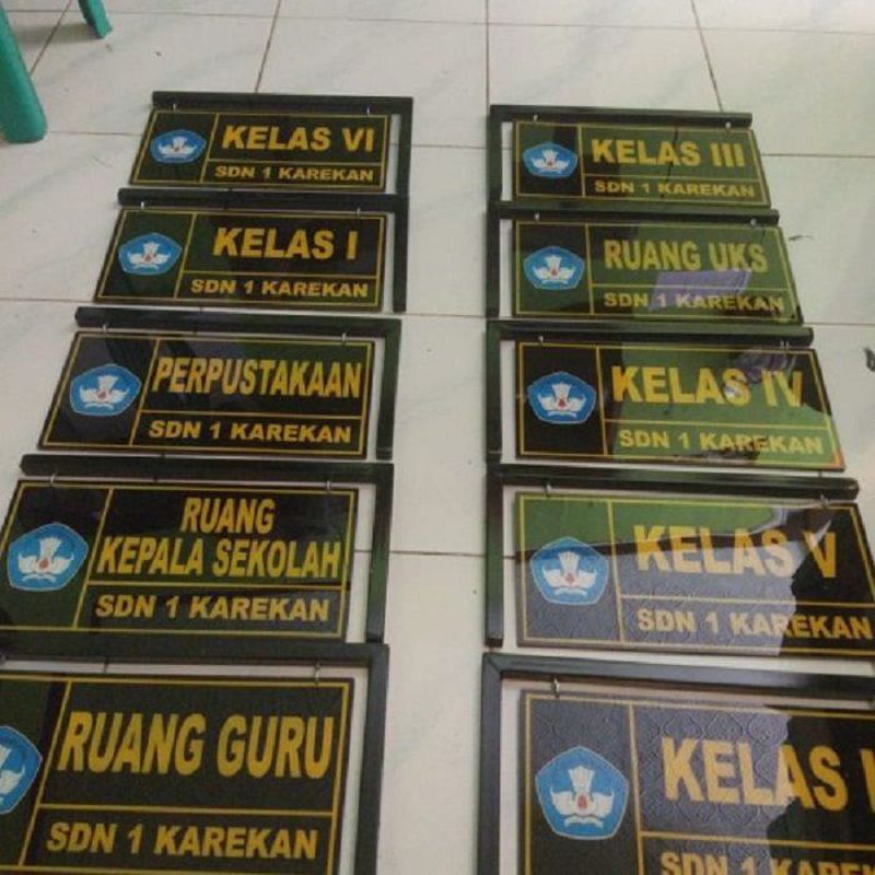 Cetak Papan Nama Ruangan