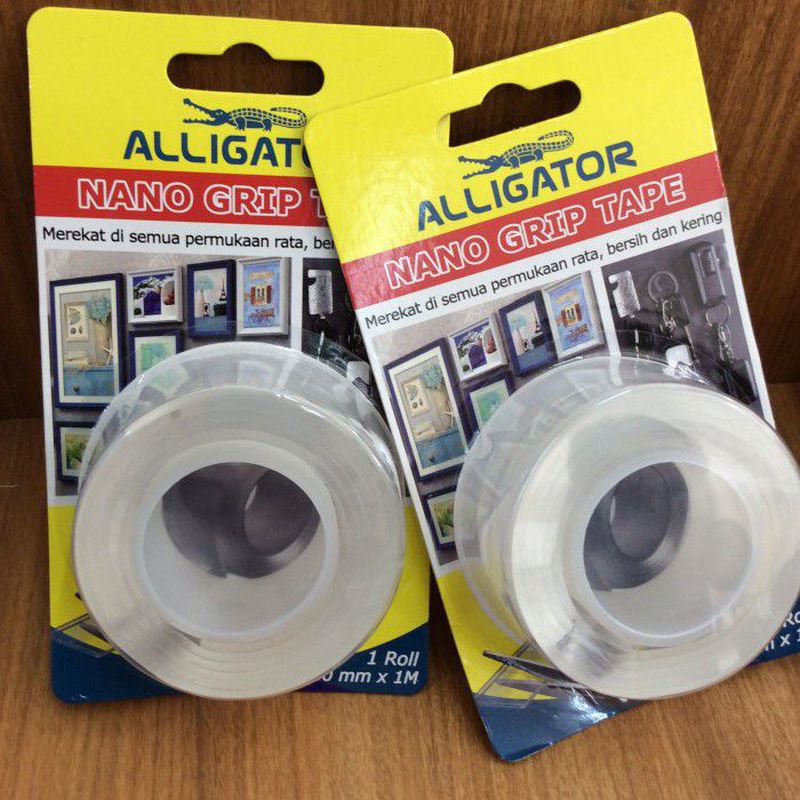 DOUBLE TAPE ALLIGATOR TRANSPARANT