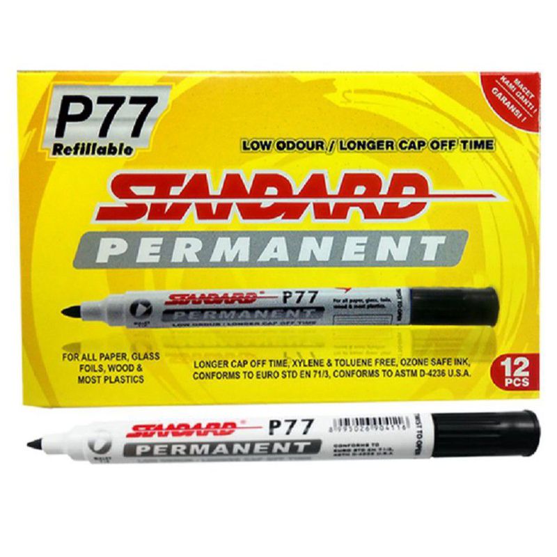 Spidol Permanent Standard P77 - Hitam