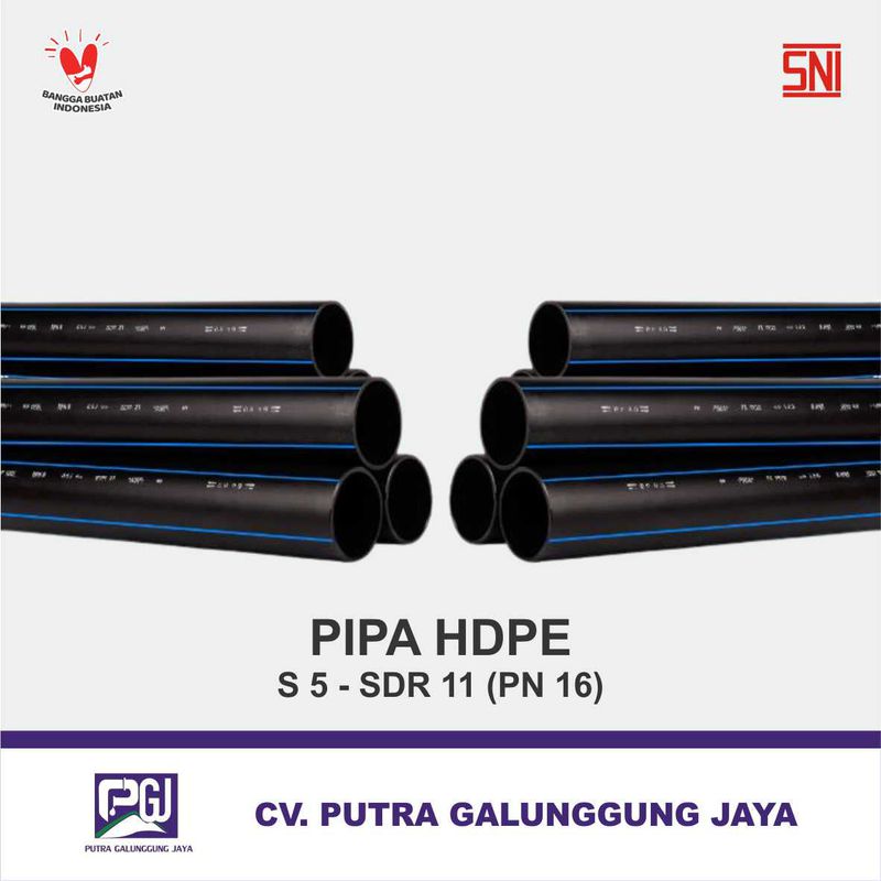 Pipa HDPE S 5 - SDR 11 (PN 16) [Vinilon] - 2 Inch