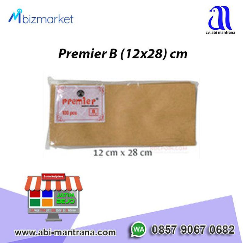Amplop Premier B (12x28)cm 100s