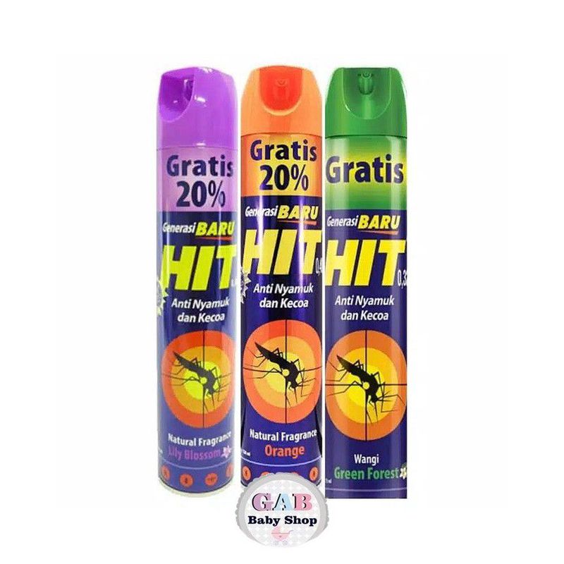 HIT AEROSOL OBAT ANTI NYAMUK SEMPROT SPRAY 600ML