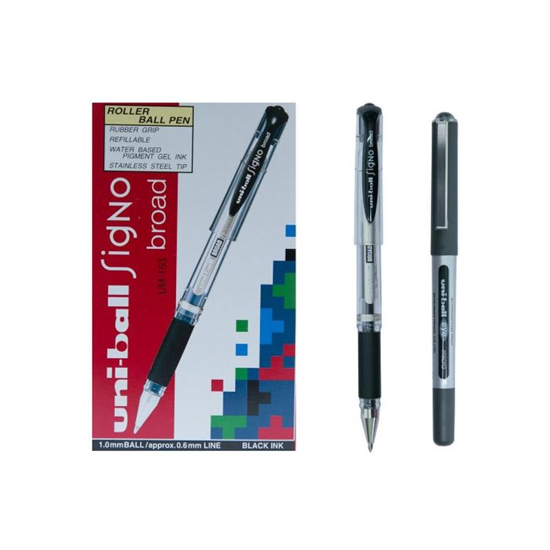 Pena Uniball Signo Hitam