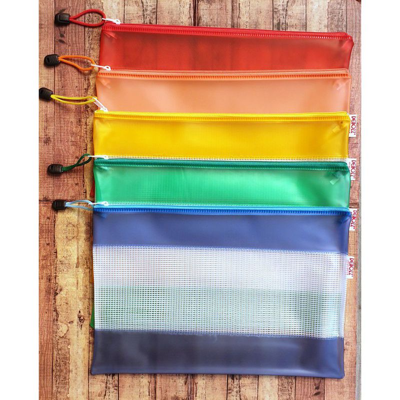 Zipper Bag Map Jaring File A4