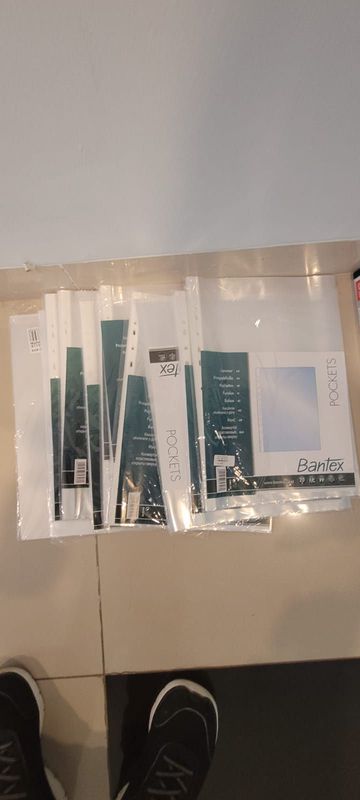 bantex plastik/sheet protector