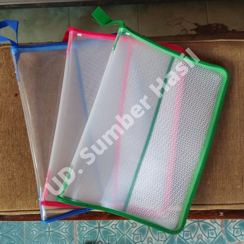 Map Zipper Jala - Biru