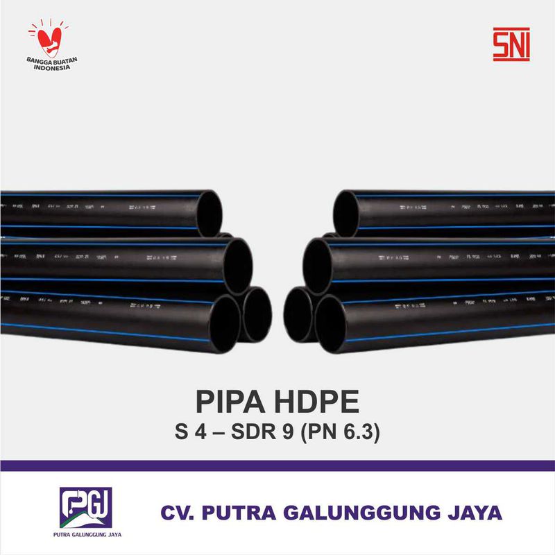 Pipa HDPE S 4 - SDR 9 (PN 20) [Vinilon] - 14 Inch
