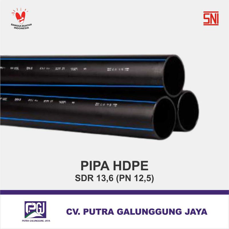 Pipa HDPE - SDR13.6 (PN12.5) [Pralon] - 12 Inch