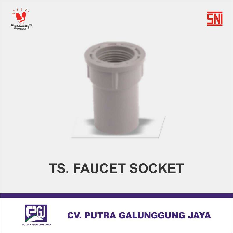 TS Faucet Socket [Pralon] - 1/2 Inch