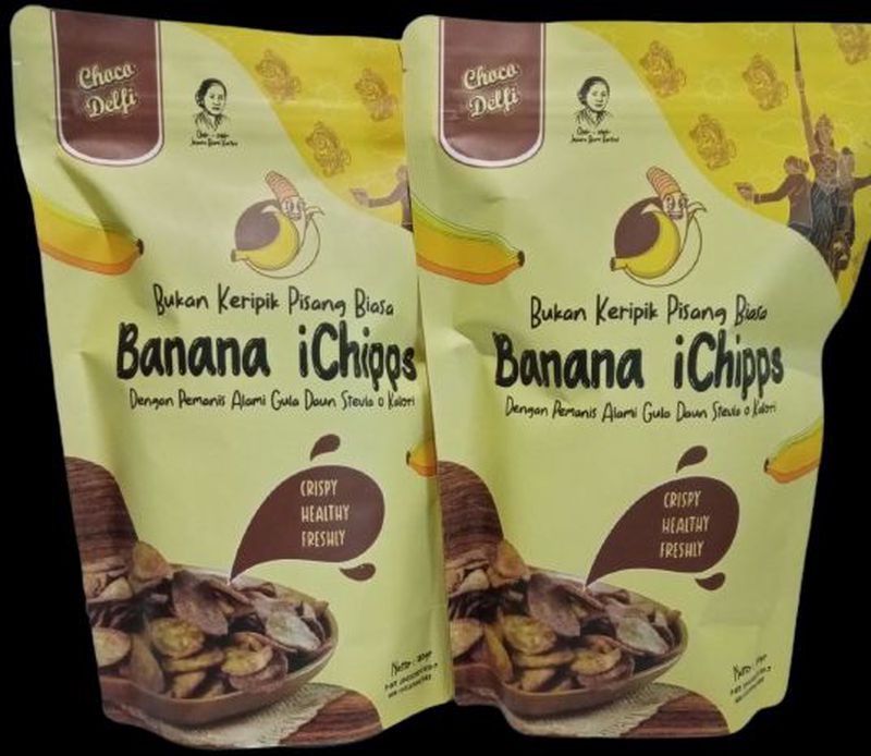 Keripik Pisang Banana iChips Jepara - Salty Sweet/Ori