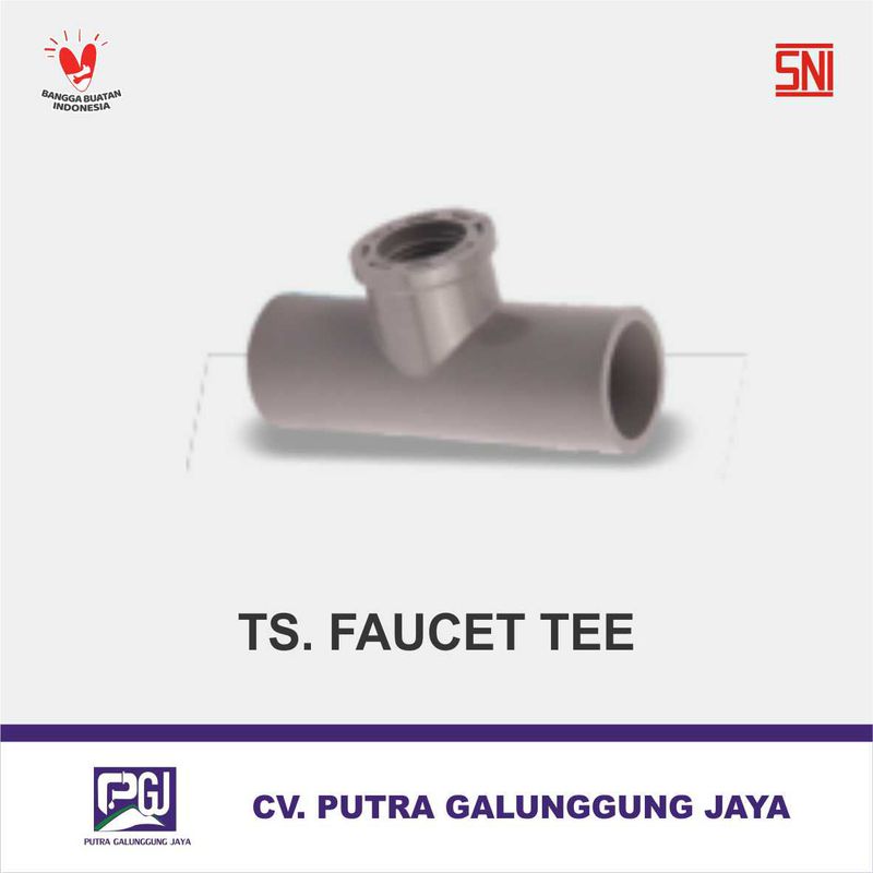 TS Faucet Tee [Pralon] - 3/4 Inch