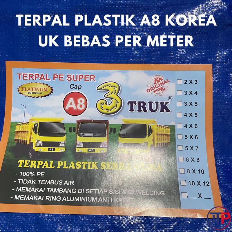 Terpal Plastik A8 3X4 m