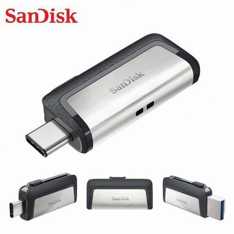 SANDISK FLASHDISK OTG / DUAL DRIVE TYPE C USB 3.1 ORIGINAL - 64GB