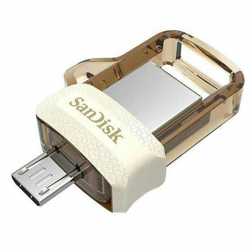 SANDISK FLASHDISK OTG ULTRA DUAL DRIVE MICRO USB USB 3.0 ORIGINAL - 32 GB
