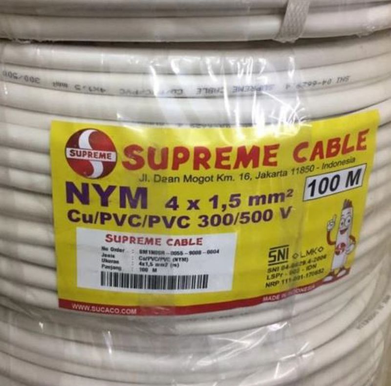 Kabel NYM 4 x 1,5 mm2