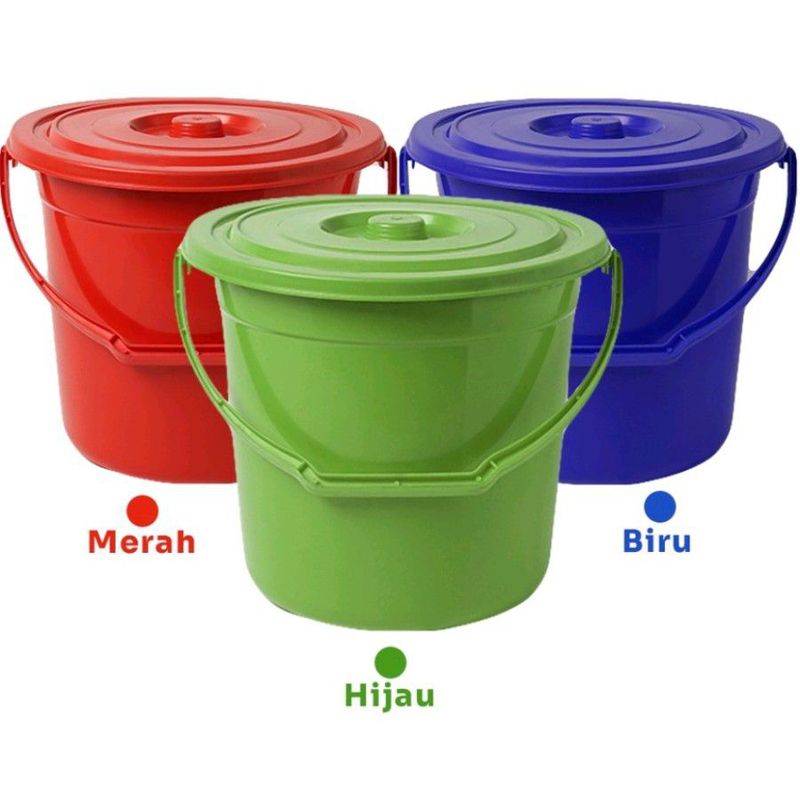 Ember Plastik 25 liter - Merah