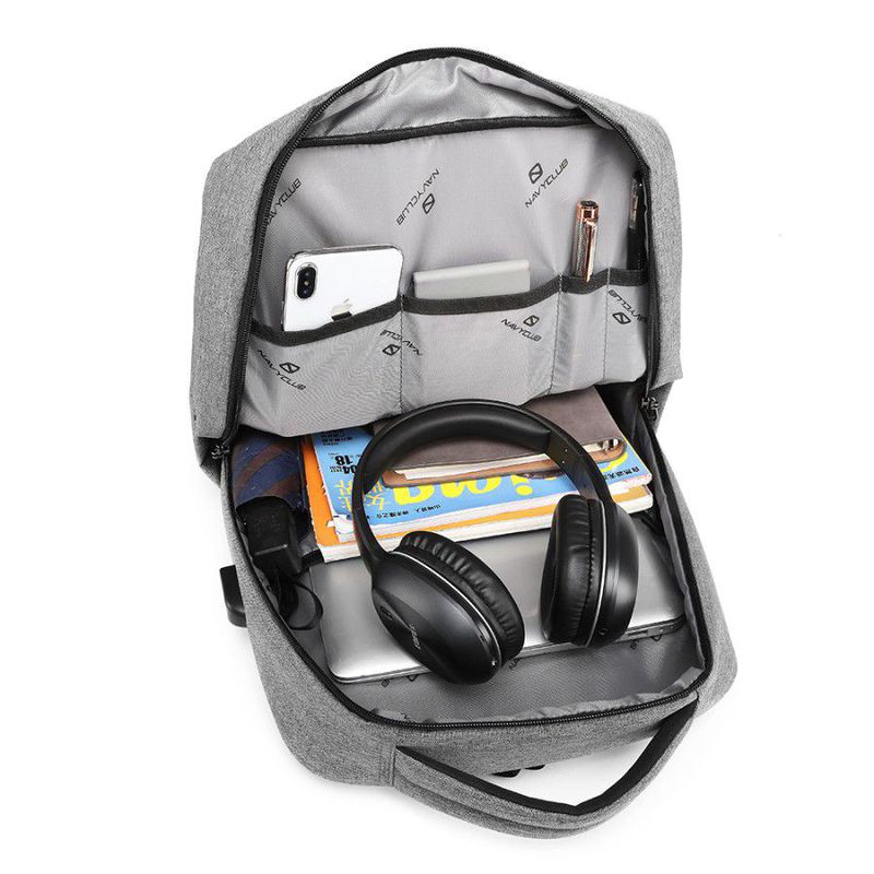 NavyClub Tas Laptop Anti air Waterproof - USB PORT - HFFE Up To 15inch ...