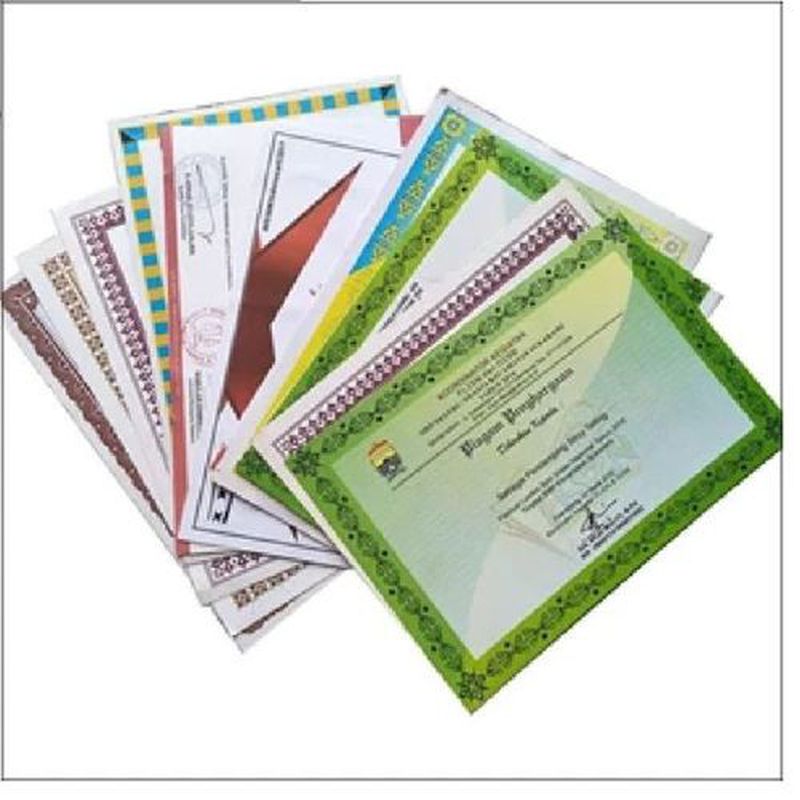 CETAK STTPP KERTAS GLOSSY PER SET