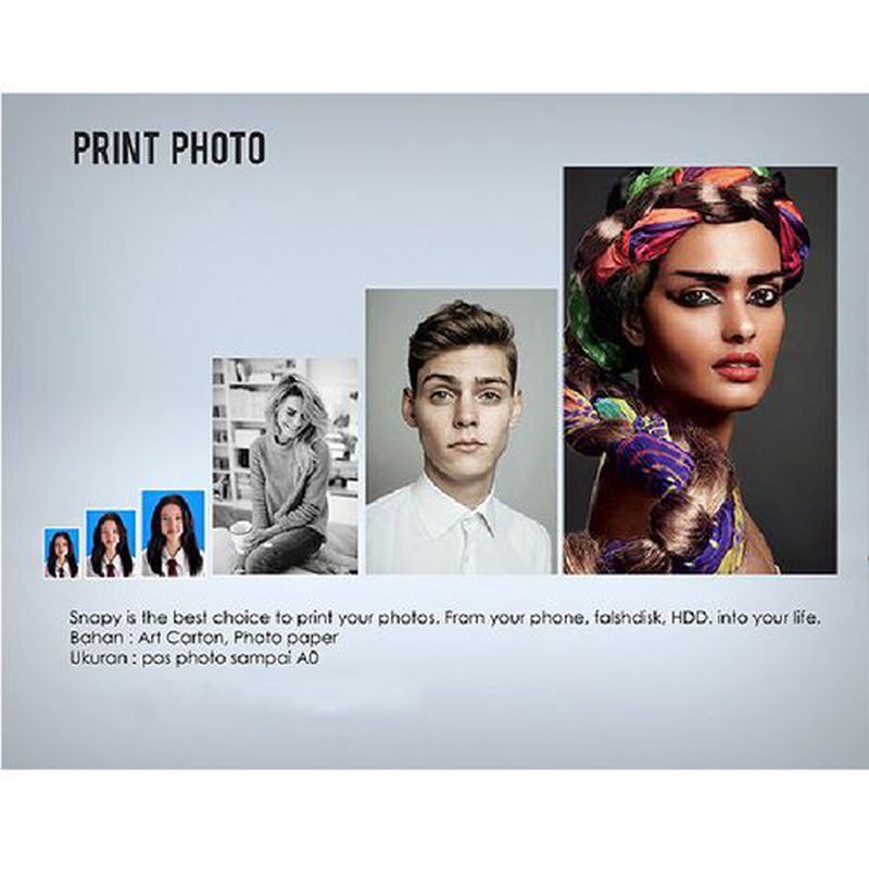 Cetak foto uk 4R per lembar